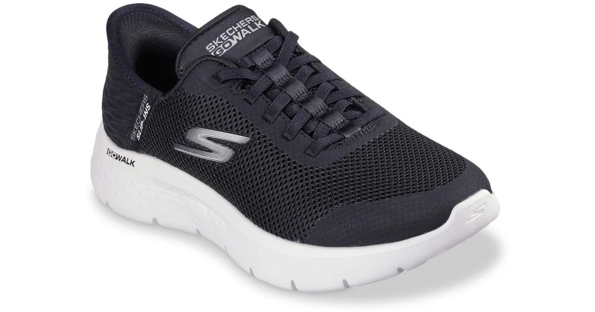 Skechers Wide Width Hands Free Slipins Go Walk Flex Grand Entry Slipon ...