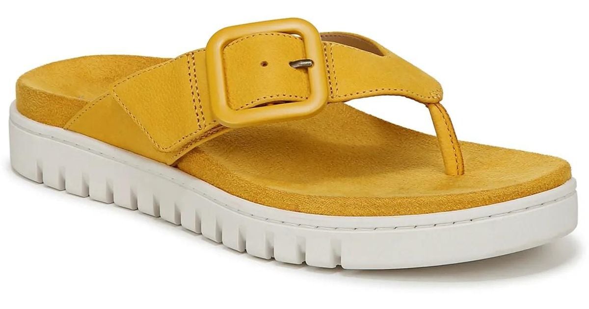 Vionic Uptown Marin Sandal in Yellow | Lyst
