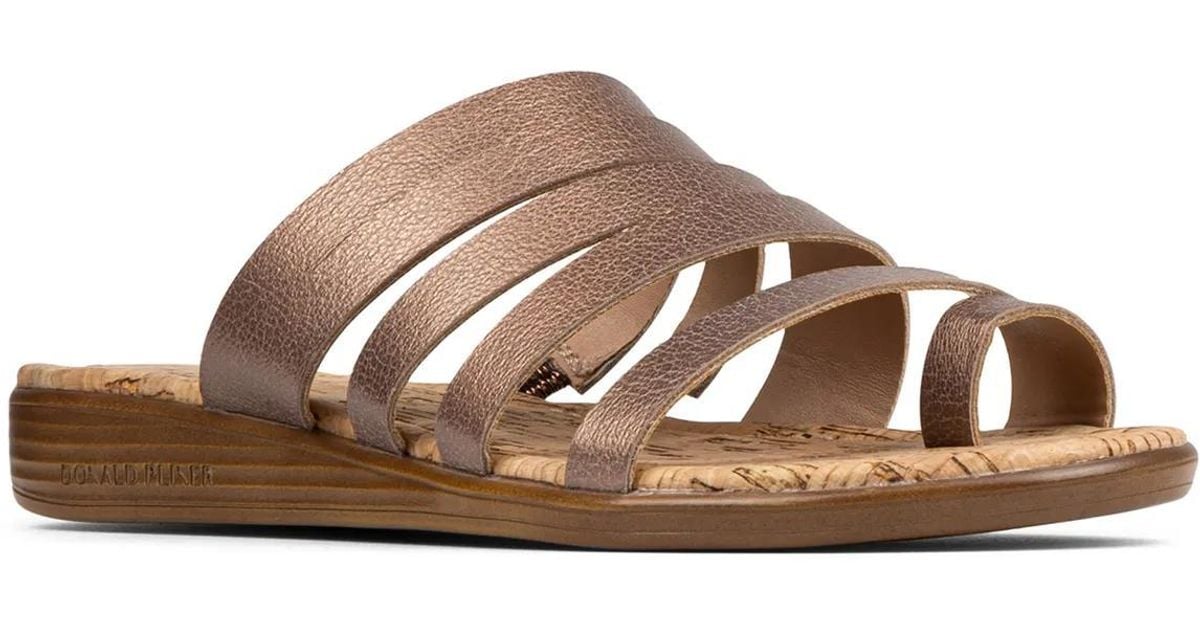 Donald J Pliner Grinda Sandal in Brown | Lyst