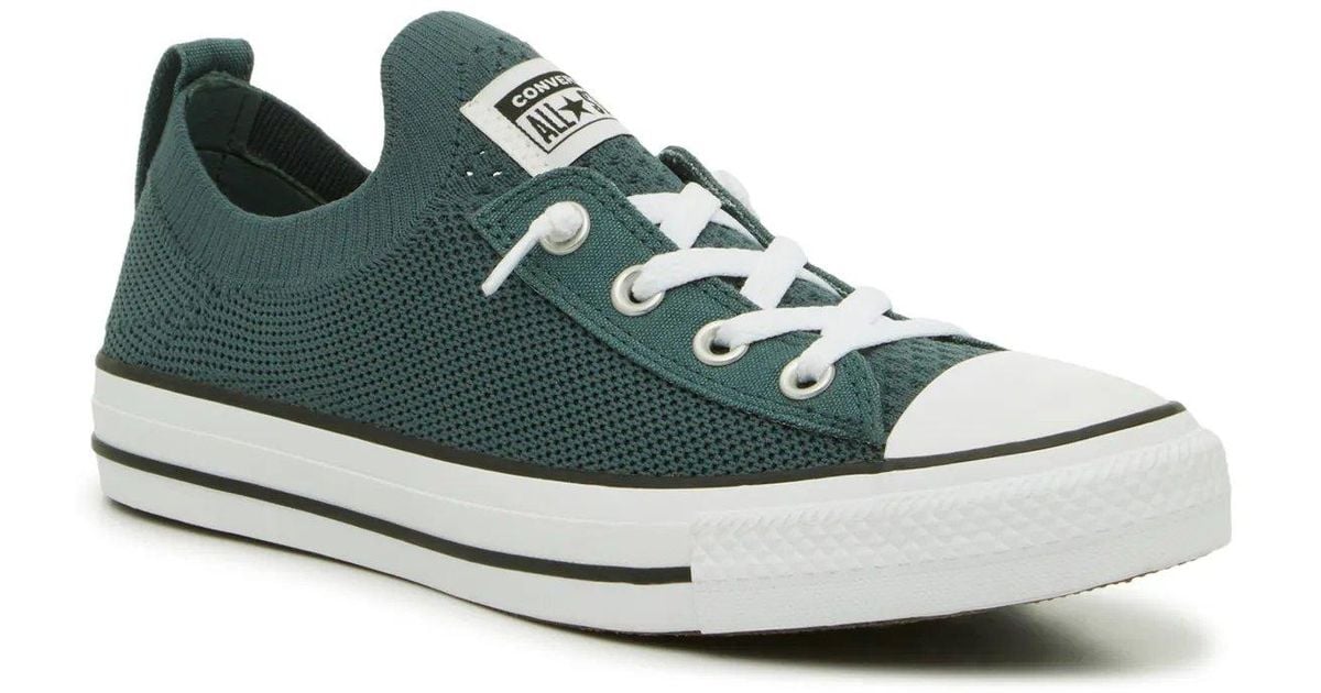 Converse Chuck Taylor All Star Shoreline Knit Slipon Sneaker in Blue | Lyst