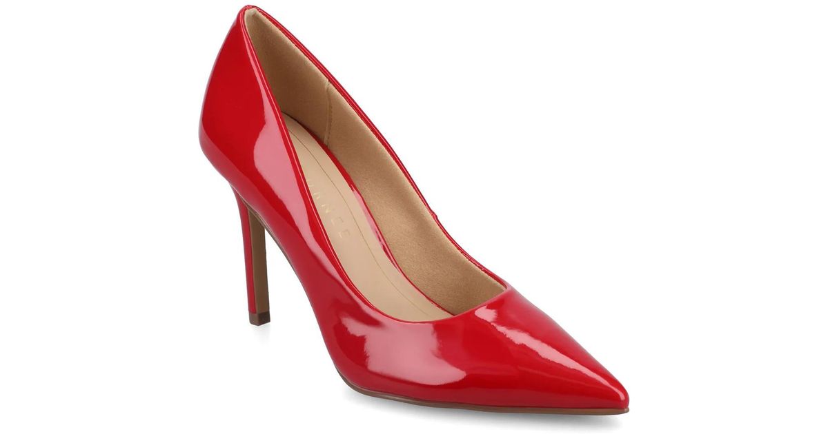 Journee Collection Venus Pump in Red | Lyst
