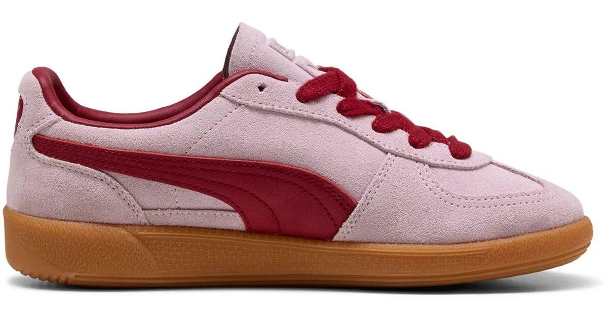 PUMA Palermo Sneaker in Red | Lyst