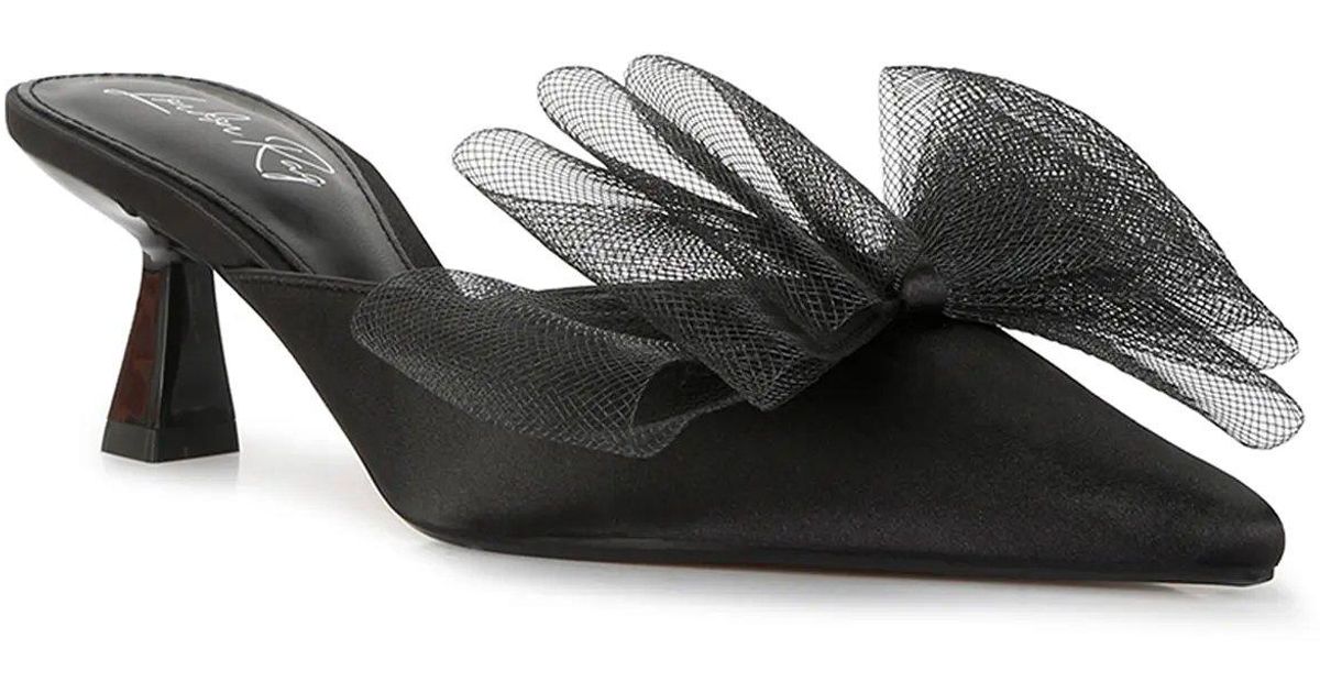 LONDON RAG Asma Mule in Black | Lyst