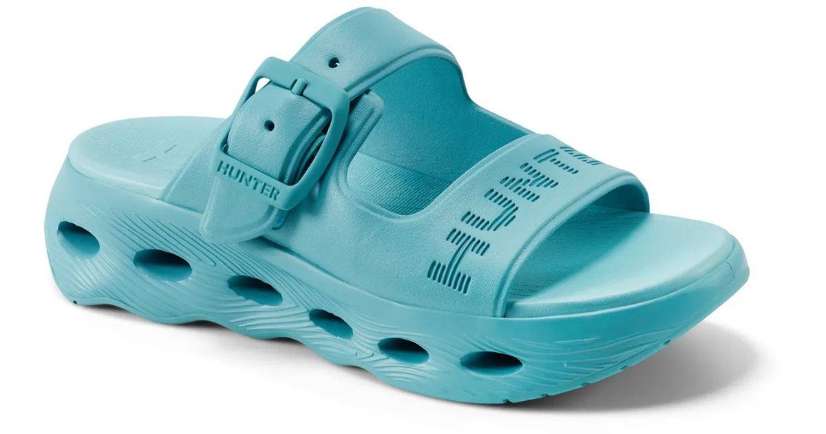 HUNTER Greta Sandal in Blue | Lyst