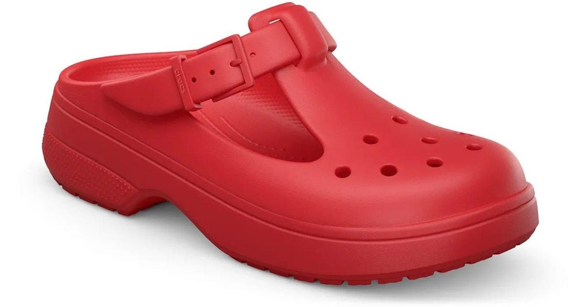 Crocs™ Classic Mary Jane Clog in Red | Lyst