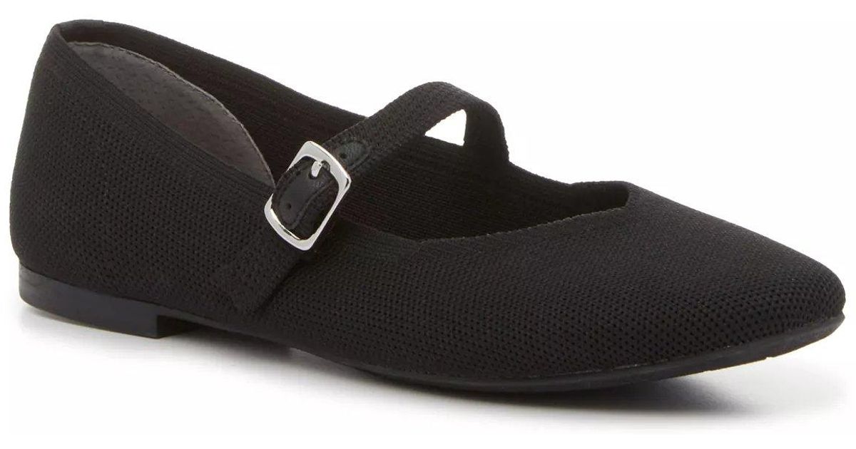 Kelly & Katie Sophi Mary Jane Flat in Black | Lyst