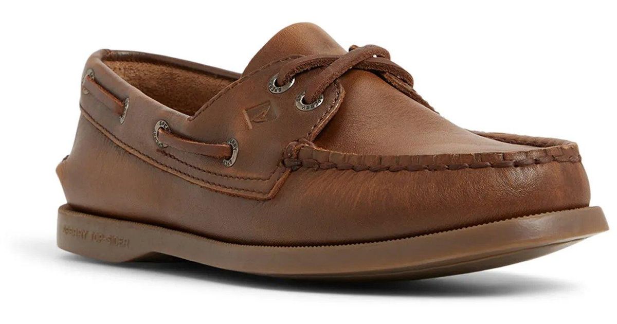 Sperry Top-Sider Authentic Original 2Eye Boat Shoe in Brown | Lyst