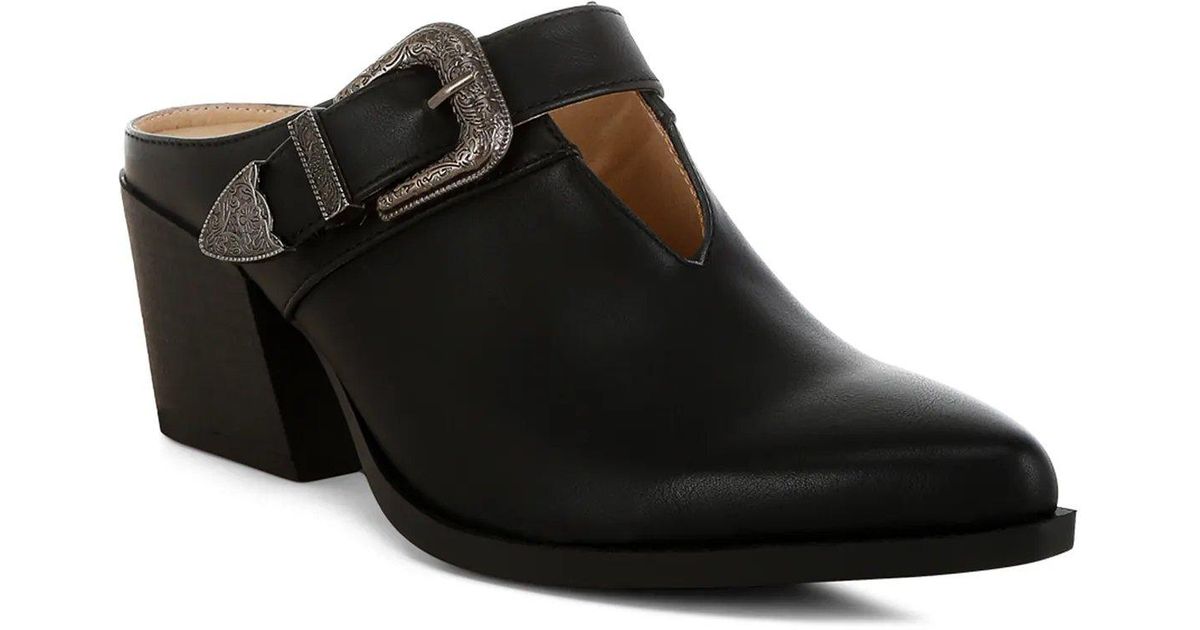 Rag & Co Holler Mule in Black | Lyst