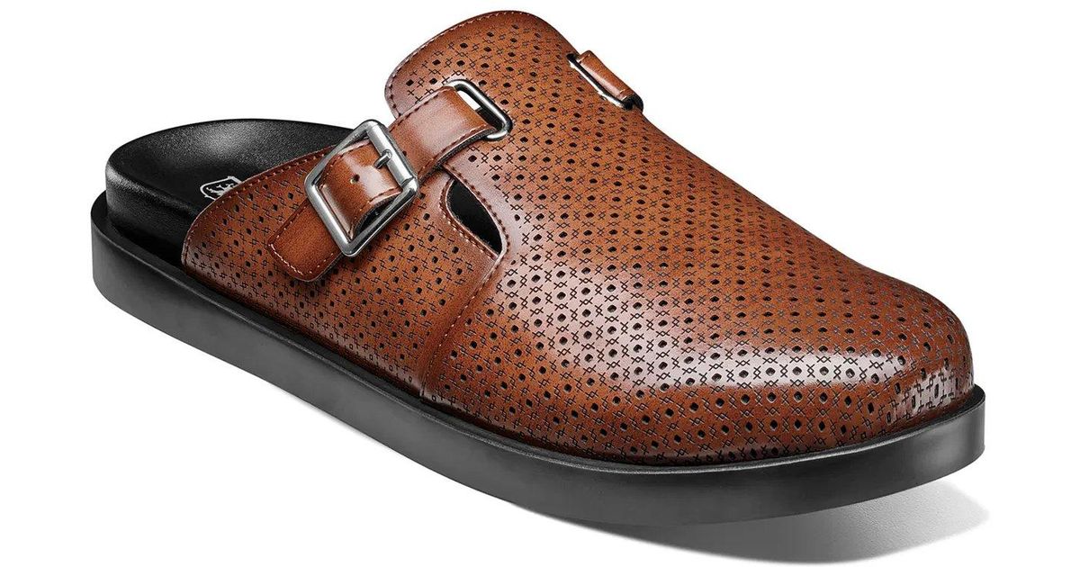 Stacy Adams Montaine Mule in Brown for Men | Lyst