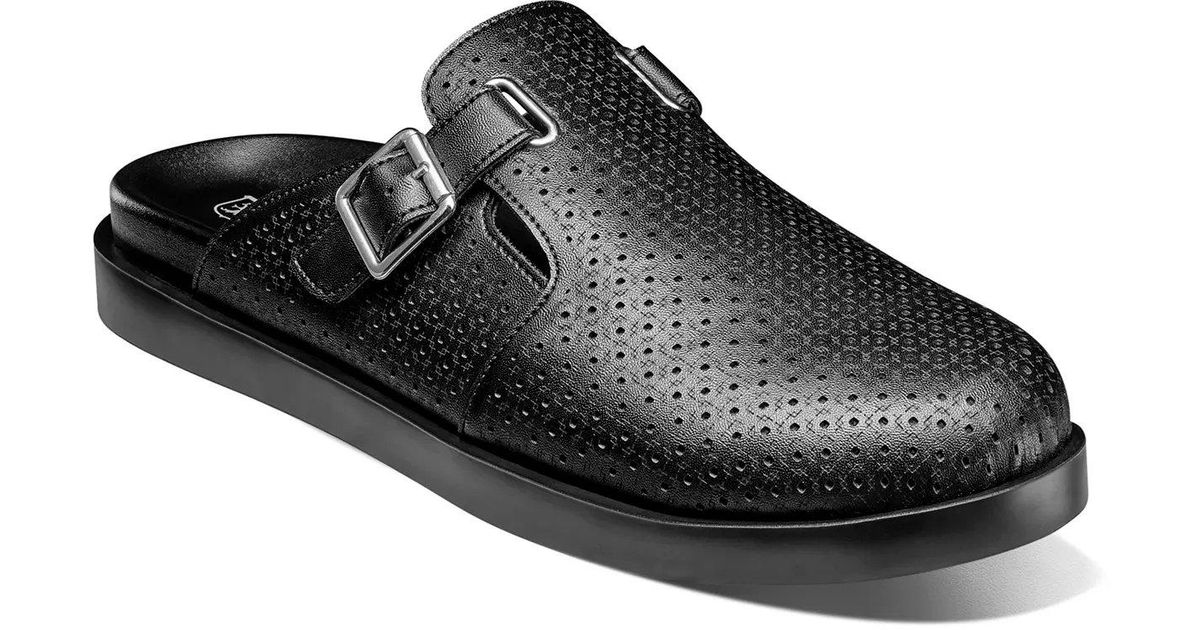 Stacy Adams Montaine Mule in Black for Men | Lyst