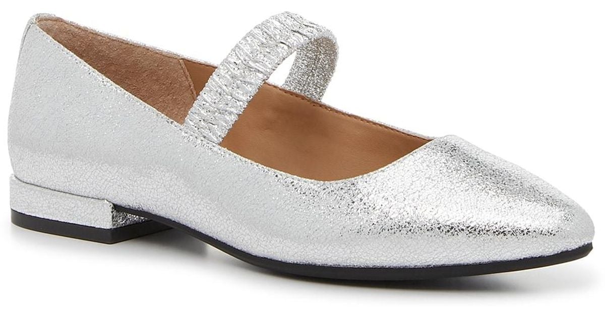Kelly & Katie Alston Mary Jane Flat in White | Lyst