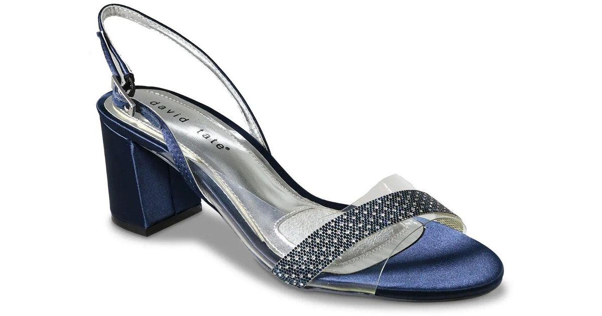 David Tate Night Sandal in Blue | Lyst
