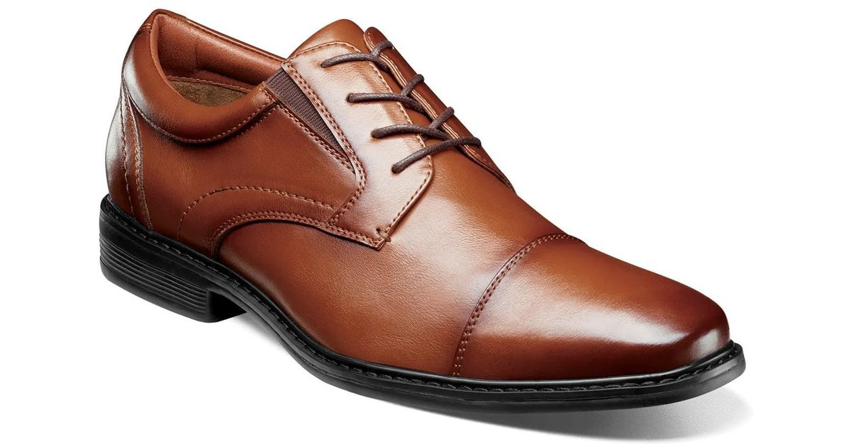 Nunn Bush Jarvis Cap Toe Oxford in Brown for Men | Lyst