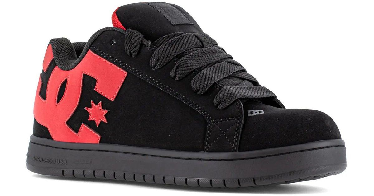 DC WORK CREW Court Graffik Composite Toe Work Sneaker in Black for Men ...