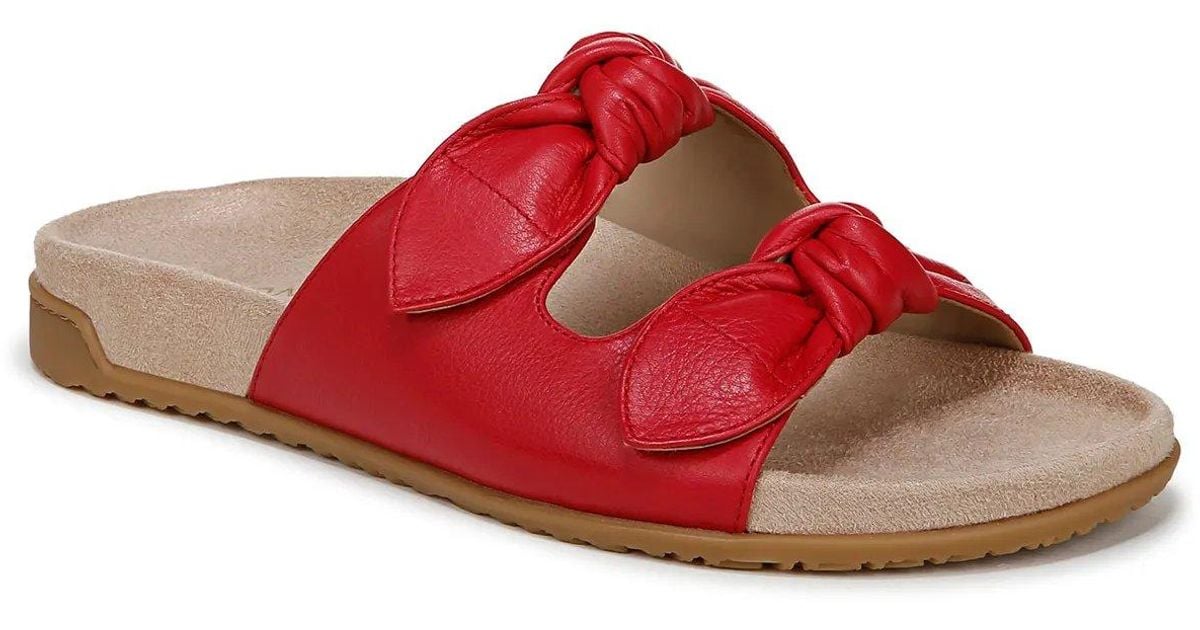 Vionic Elara Sandal in Red | Lyst