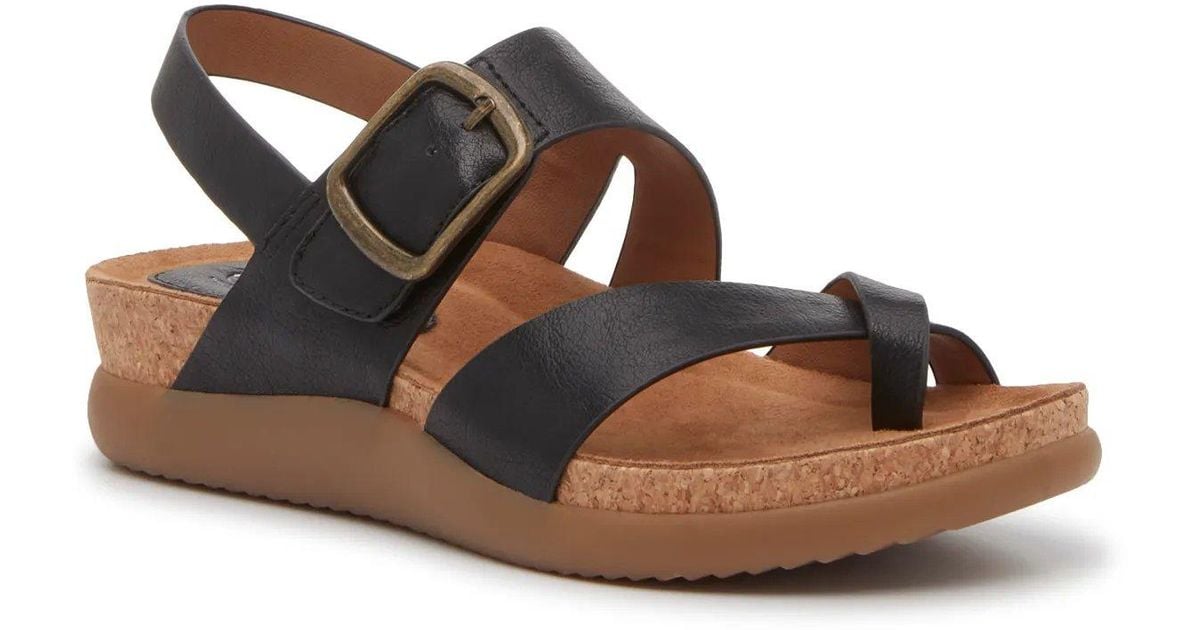 EuroSoft Hampton Wedge Sandal in Brown | Lyst