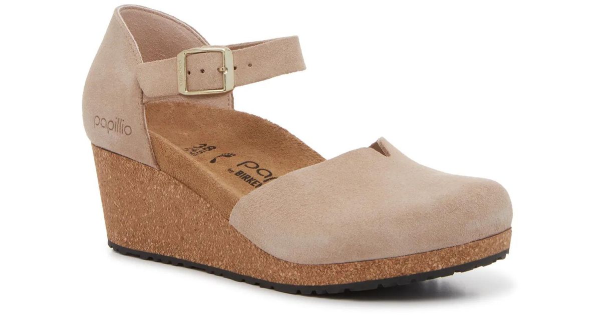 Birkenstock Papillio By Mary Wedge Sandal in Brown | Lyst