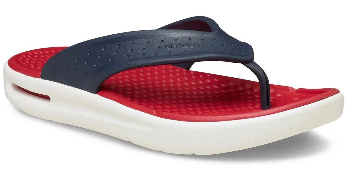 Crocs™ Inmotion Flip Flop in Red for Men | Lyst
