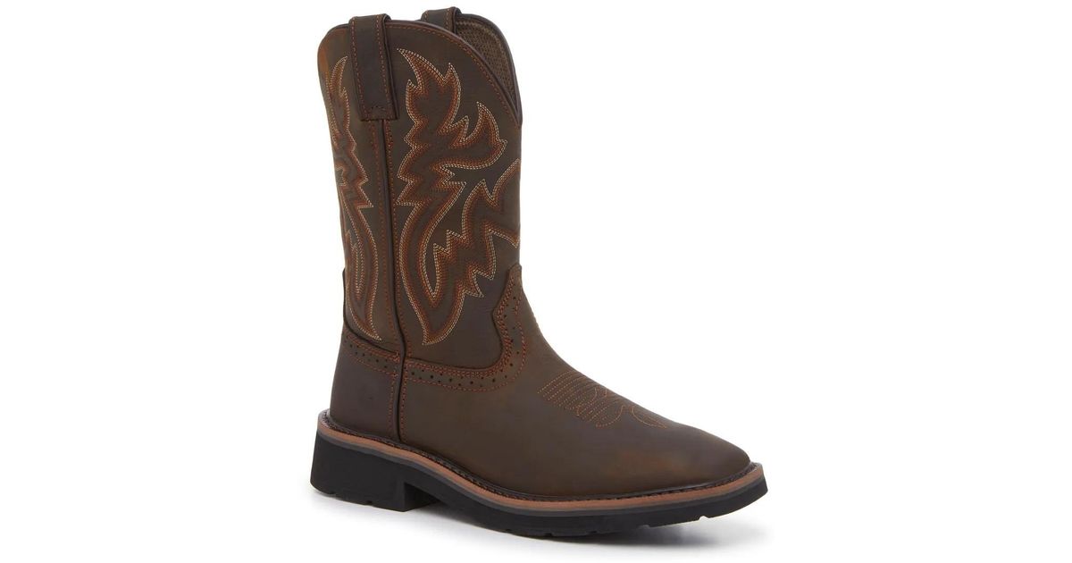 Wolverine Rancher Wellington Work Boot in Brown for Men | Lyst