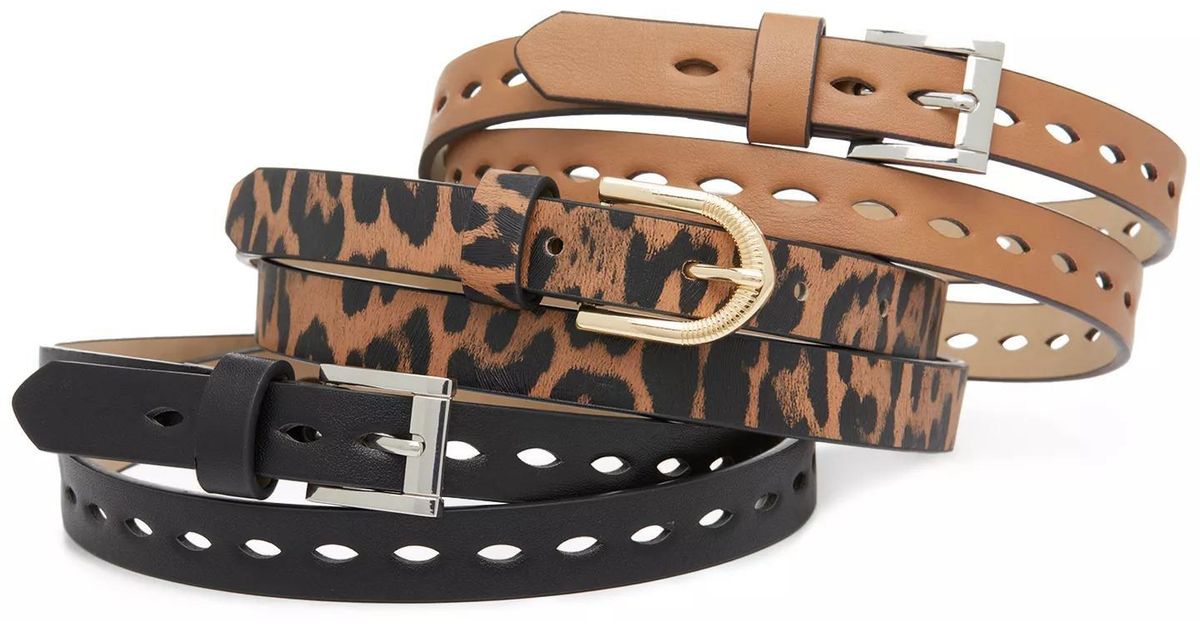 Crown Vintage 3 For 1 Belt Set 3 Pack | Lyst