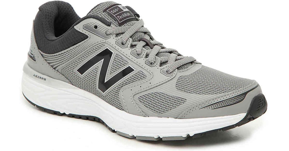 New Balance Synthetic 560v7 Cushioning Running Shoe in Grey/White (Gray ...