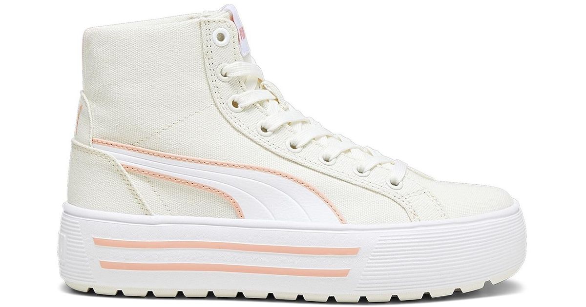 Puma Kaia 2 0 Mid Platform Sneaker In White Lyst
