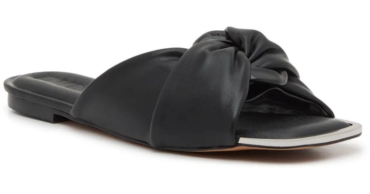 DKNY Doretta Sandal in Black | Lyst