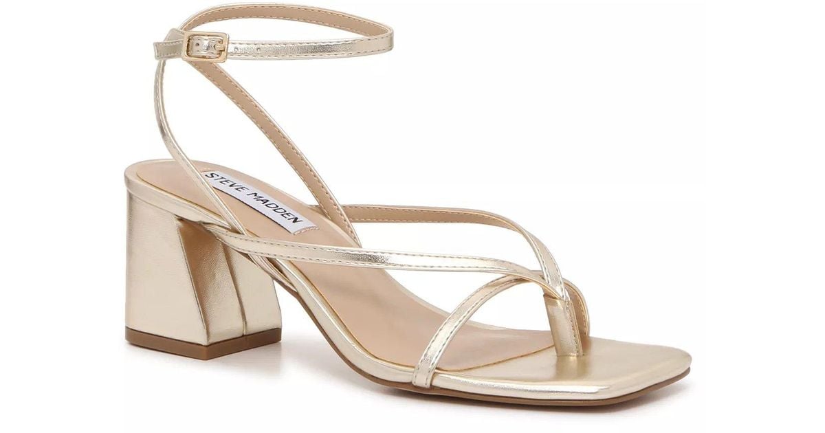Steve Madden Wide Width Ansel Sandal in White | Lyst