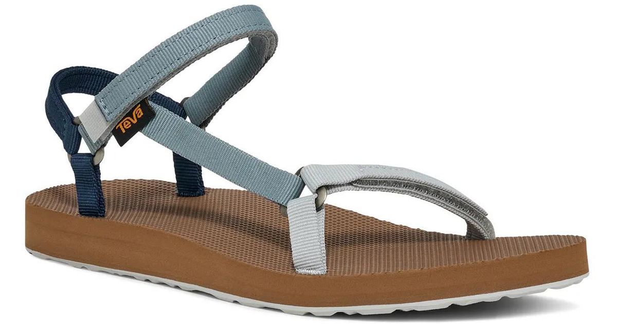 Teva Original Universal Slim Sandal in Blue | Lyst