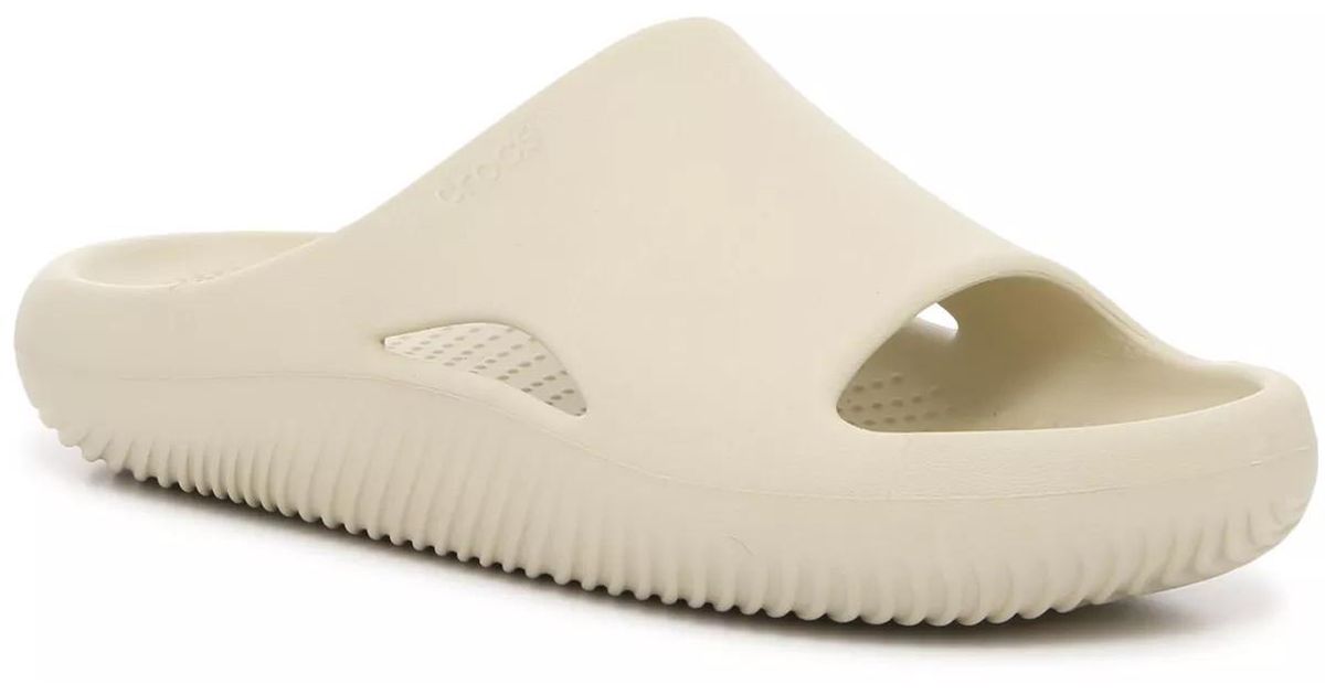 Crocs™ Mellow Slide Sandal in White for Men | Lyst
