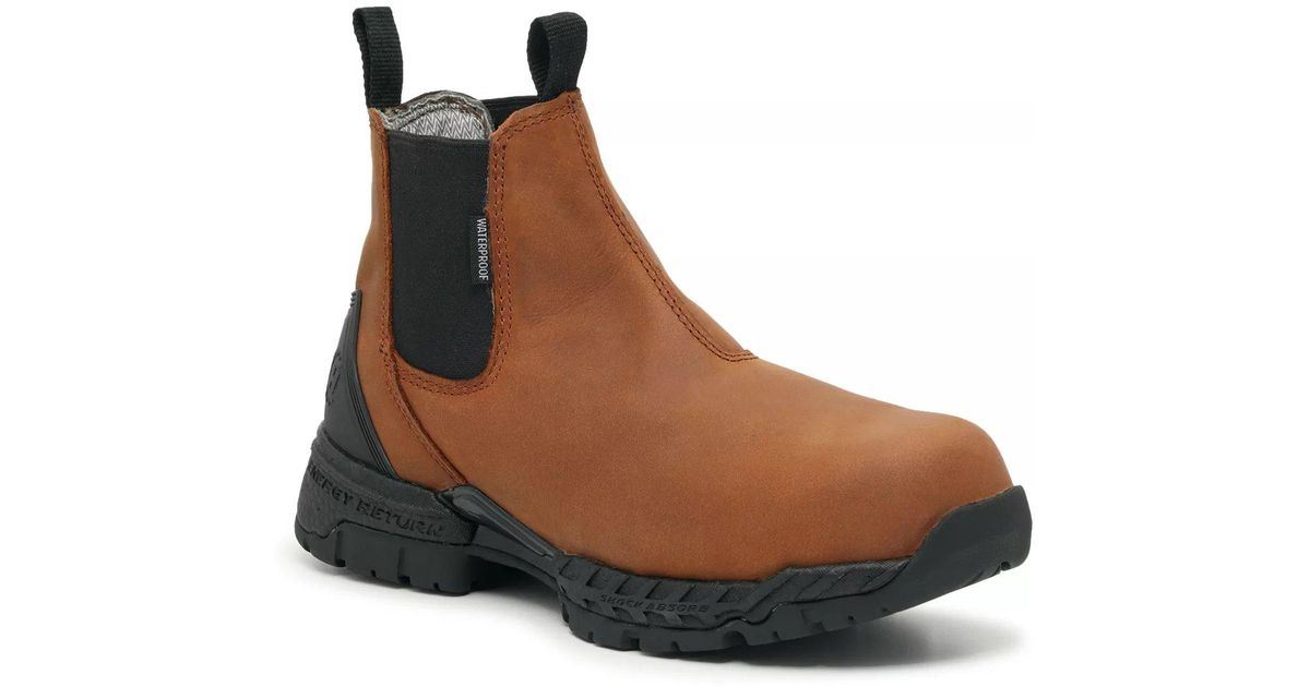 HYTEST Extra Wide Width Footrests 2.0 Zone Slipon Work Boot in Black ...