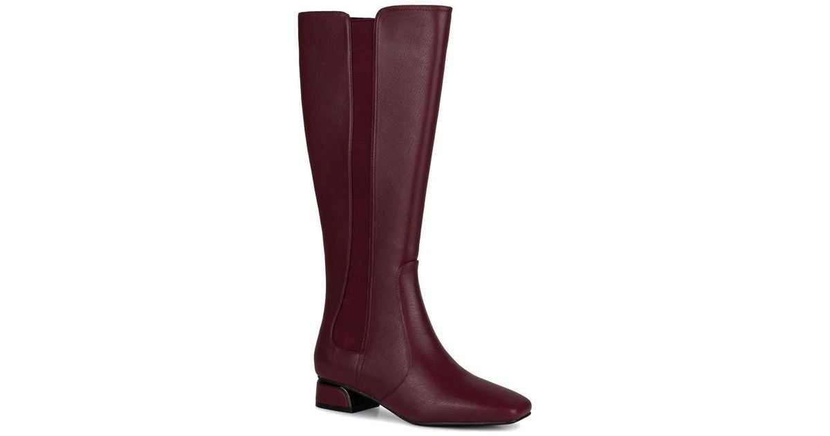 Ninety Union Wide Width Eva Wide Calf Boot in Red | Lyst