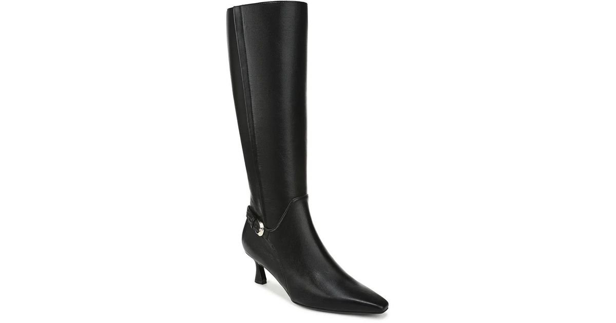 Naturalizer Wide Width Eartha Boot in Black | Lyst