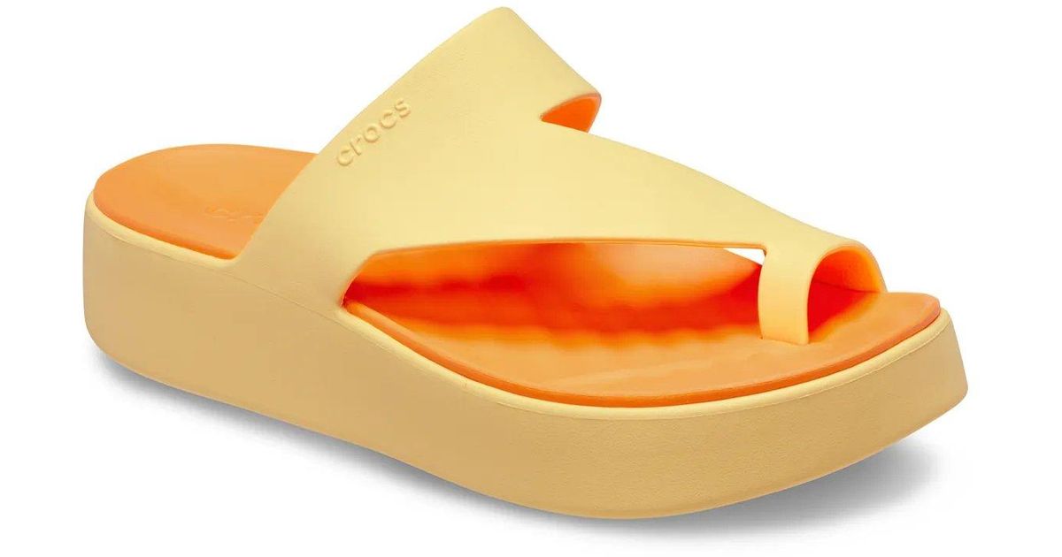 Crocs™ Getaway Platform Sandal in Yellow | Lyst