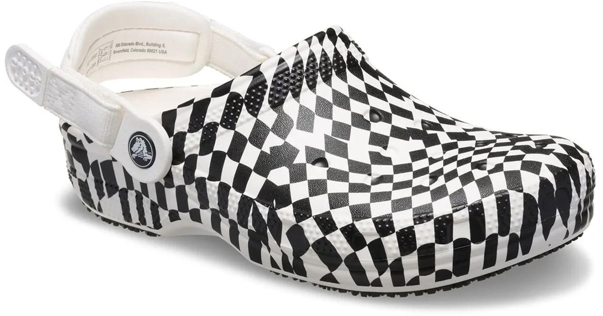 Crocs™ Classic Graphic Work Clog in Black | Lyst