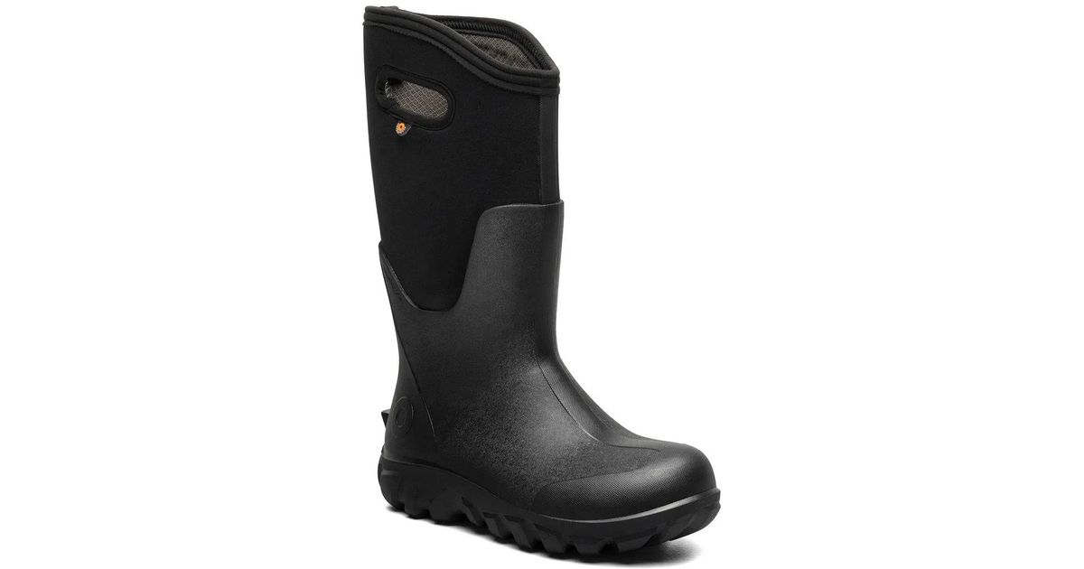 Bogs Classic Seamless Tall Snow Boot in Black for Men | Lyst