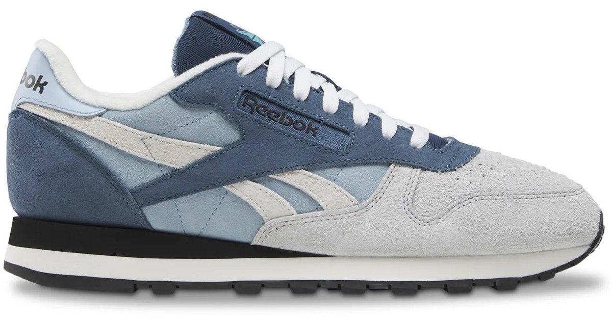 Reebok Classic Leather Sneaker in Blue | Lyst