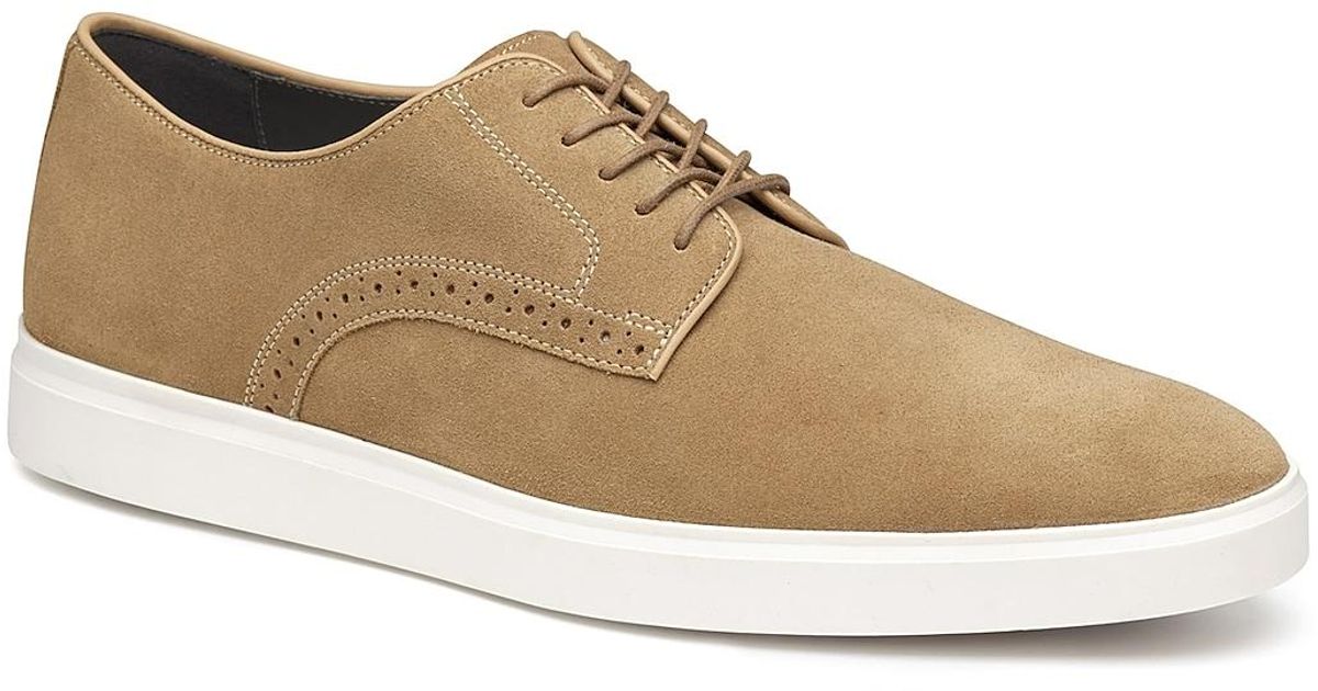 Johnston & Murphy Brody Oxford in Gray for Men | Lyst
