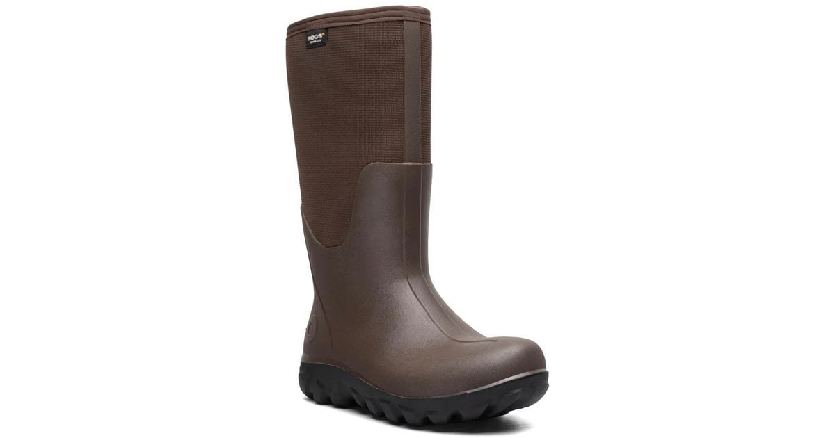 Bogs Classic Seamless Tall Snow Boot in Black for Men | Lyst