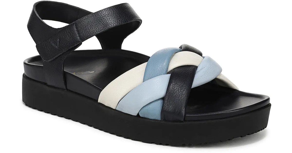 Vionic Rosa Wedge Sandal in Black | Lyst