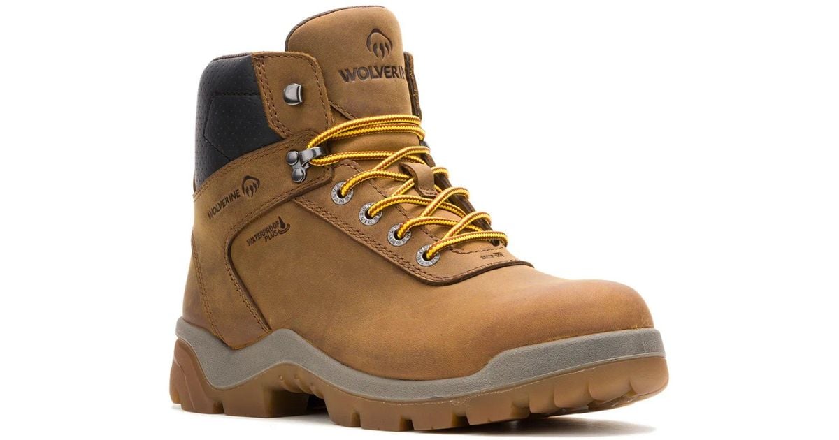 Wolverine Vantage Hyperrest Carbonmax Toe Work Boot in Brown for Men | Lyst