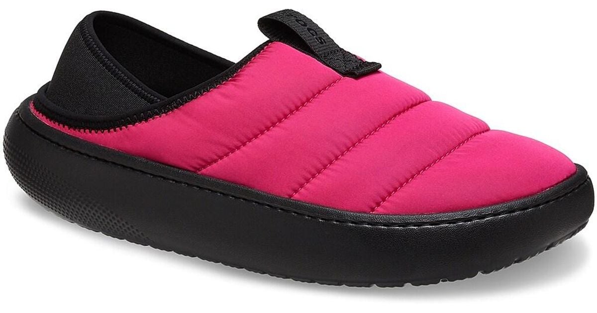 Crocs™ Classic Puff Moc Slip-on in Pink for Men | Lyst
