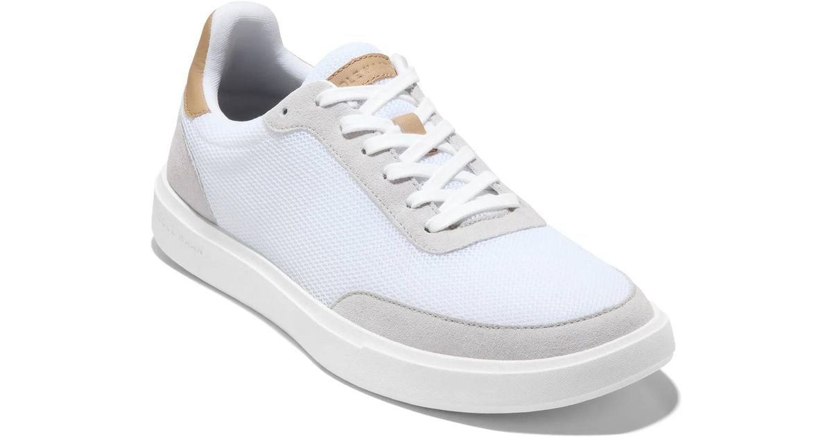 Cole Haan Grand Crosscourt Sideserve Sneaker In White For Men Lyst