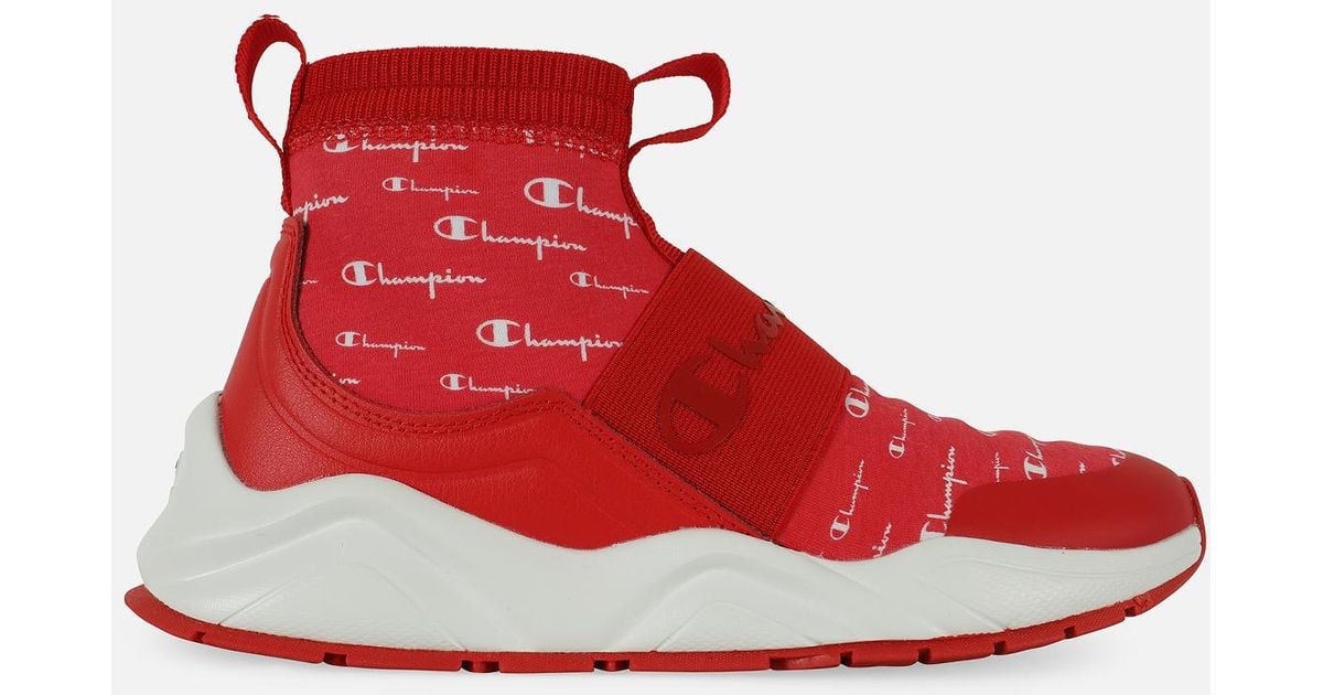 Champion Rubber Rally Script in Red - Lyst