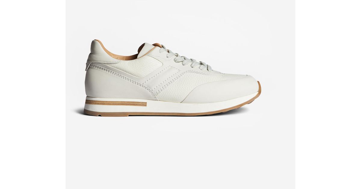 dunhill Luxury Duke Ii Leather Runners in White for Men | Lyst