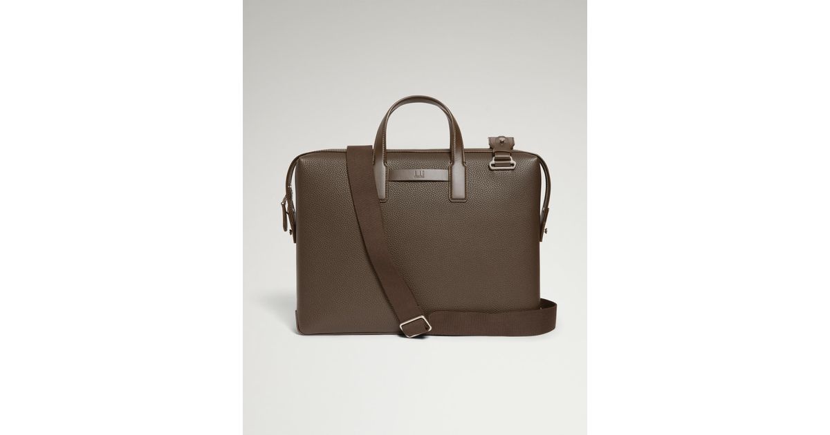 dunhill Luxury Leather 1893 Harness Single Document Case in Brown for ...