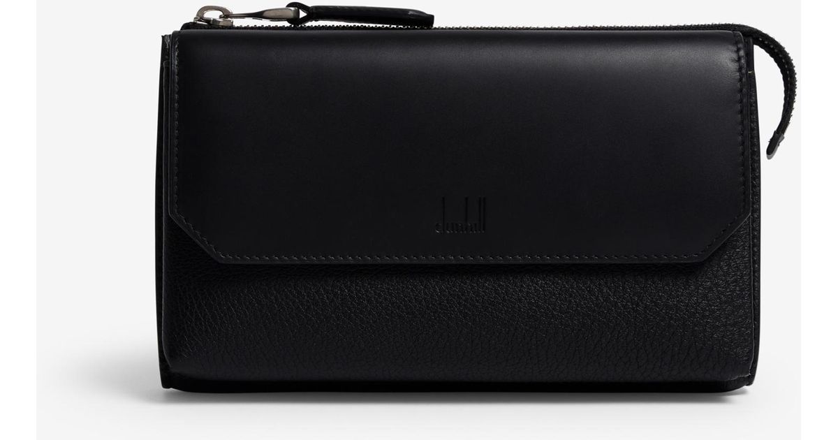 dunhill Luxury Leather 1893 Harness West End Messenger Bag in Black for ...