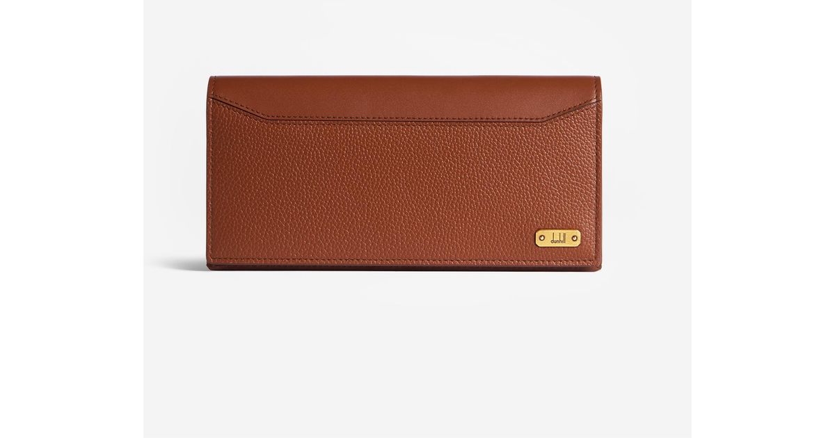 dunhill Luxury Leather 1893 Harness 10Cc Coat Wallet in Brown for Men ...