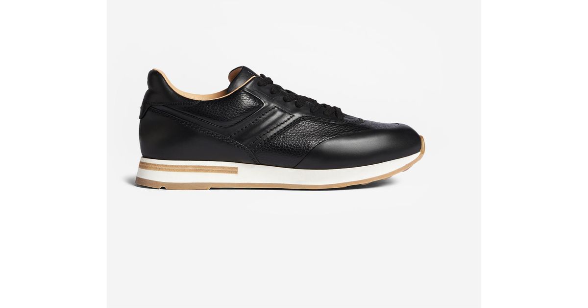 dunhill Luxury Duke Ii Leather Runners in Black for Men | Lyst UK