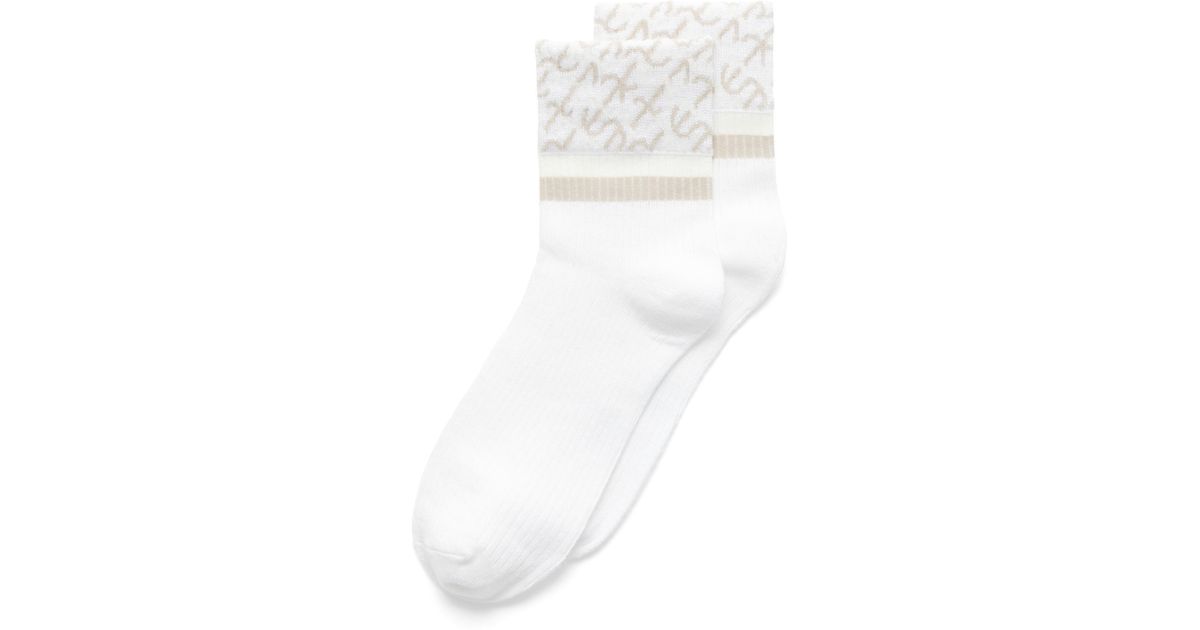 Ecco Wave Ankle in White | Lyst UK